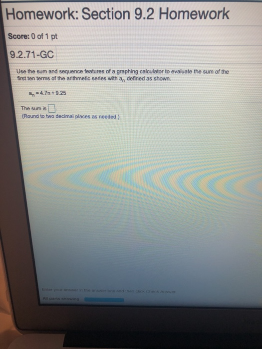 Solved Homework Section 9 2 Homework Score 0 Of 1 Pt