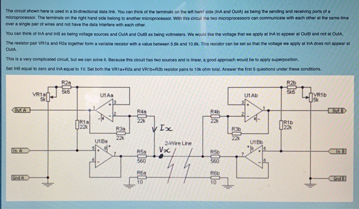 The circuit shown here is used in a bi-directional | Chegg.com