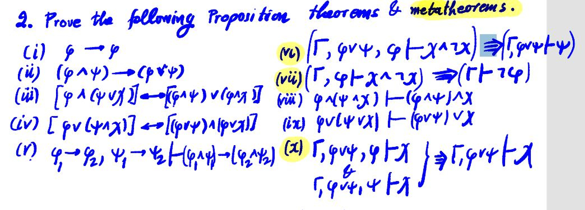 Solved Prove the following Proposition theoreans & | Chegg.com
