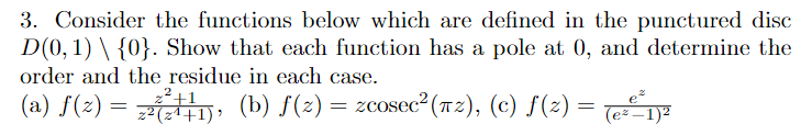 Solved 3. Consider the functions below which are defined in | Chegg.com