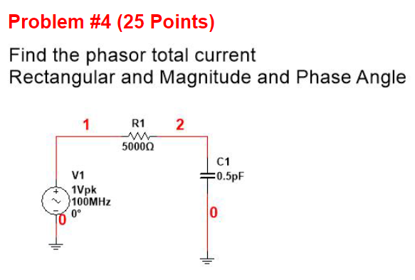 Solved Find the phasor total current Rectangular and | Chegg.com