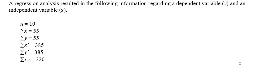 Solved 1) A researcher has collected the following sample | Chegg.com