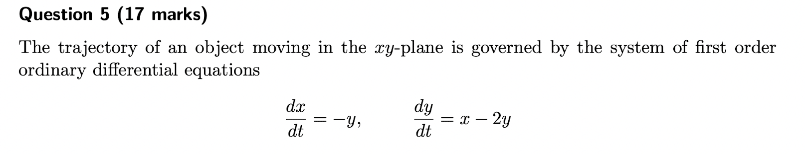 Solved The trajectory of an object moving in the xy-plane is | Chegg.com