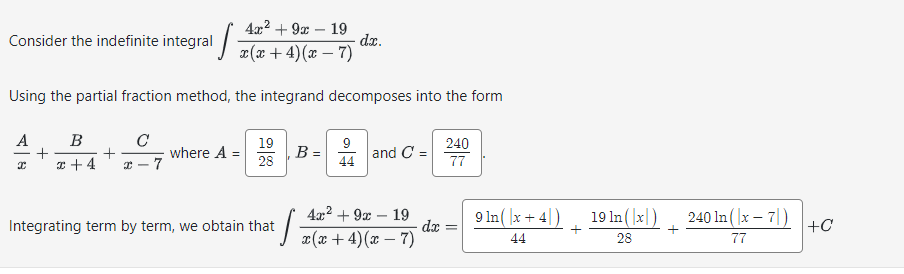 Solved Show me the steps on how to do this partial | Chegg.com