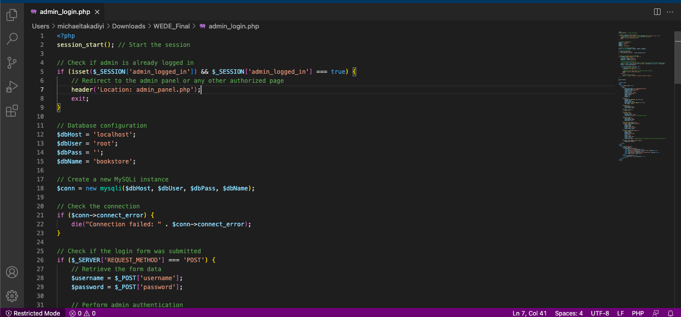 This is my code for a website for online book store | Chegg.com
