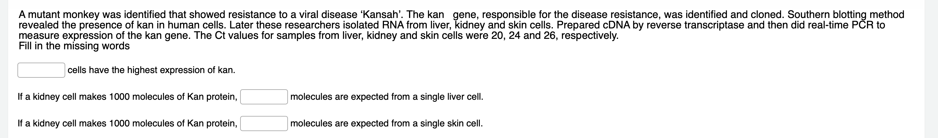 Solved A mutant monkey was identified that showed resistance | Chegg.com