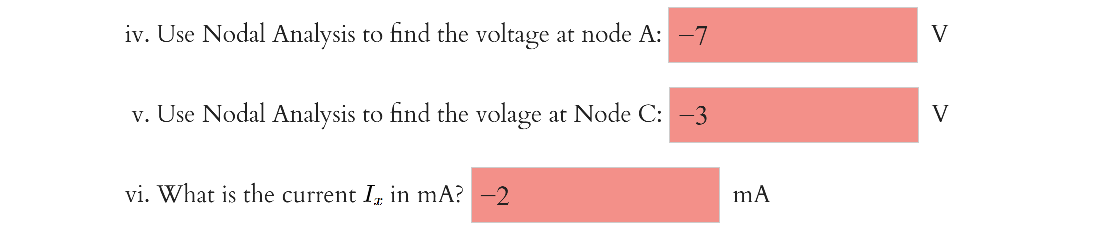Solved At which single nodes can KCL be applied? A. Nodes | Chegg.com