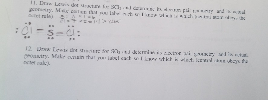 Scl2 Lewis Dot Structure