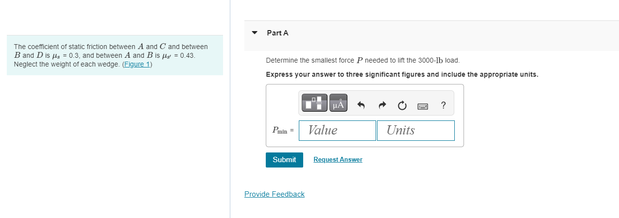 [solved] The Coefficient Of Static Friction Between A And