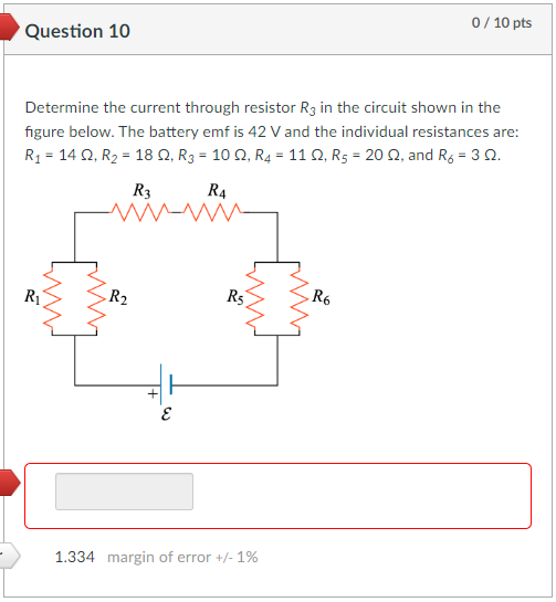 Solved Determine the current through resistor R3 in the | Chegg.com