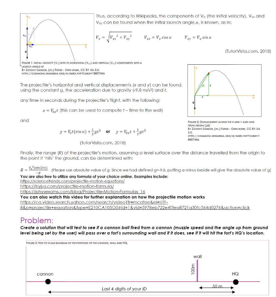 Solved Thus, according to Wikipedia, the components of V0 | Chegg.com