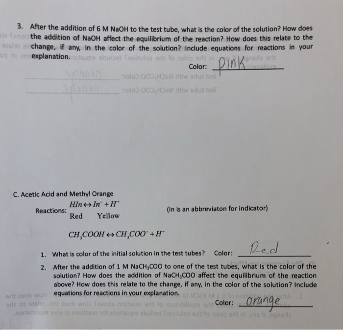 Solved I. Chromate/dichromate ion equilibrium Crot (aq) + | Chegg.com