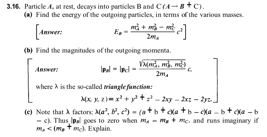 Solved 3.17. Use the result of Problem 3.16 to find the CM | Chegg.com