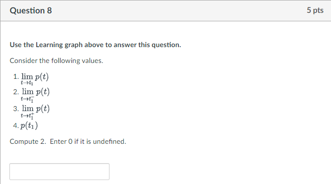Solved Learning The graph shown represents the history of a | Chegg.com