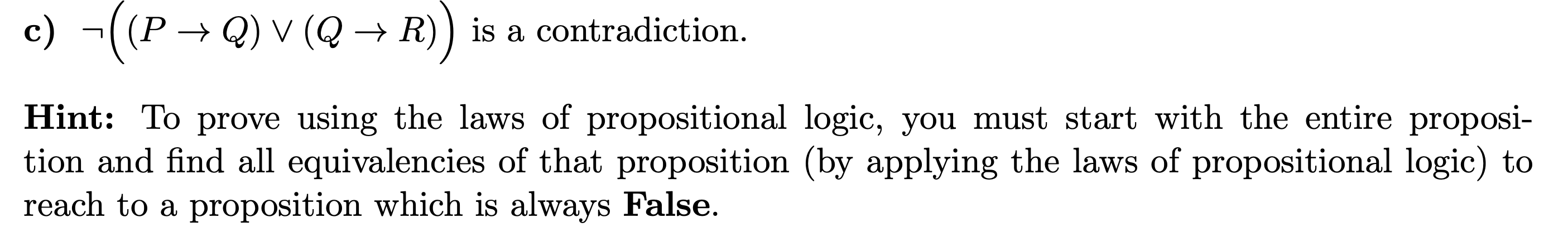 Solved Prove the following problems using the laws of | Chegg.com