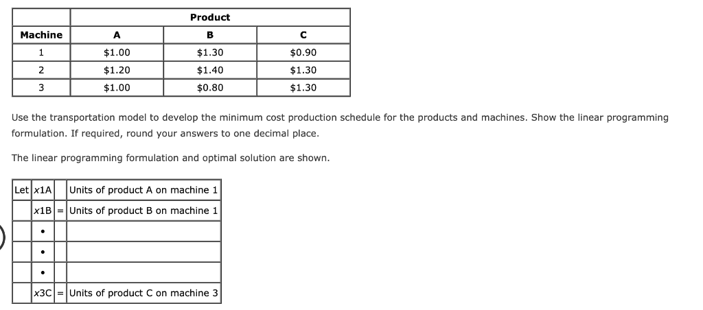 Solved Problem 10-09 (Algorithmic) The Ace Manufacturing | Chegg.com
