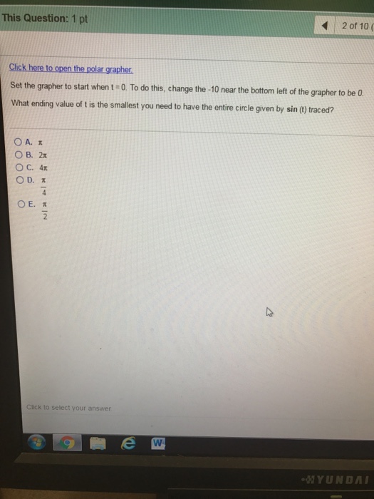 Solved Set the grapher to start when t = 0. To do this, | Chegg.com