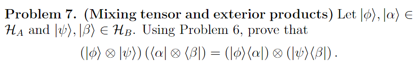 Solved Quantum Computing For Problem 7 below, we Let A | Chegg.com