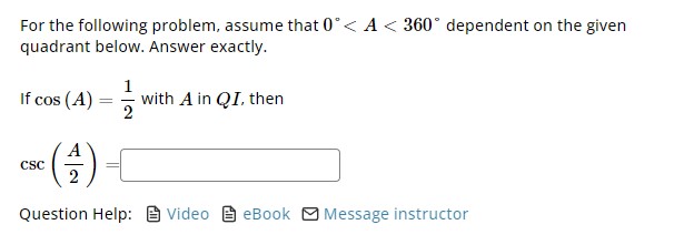 Solved For the following problem, assume that 0∘ | Chegg.com