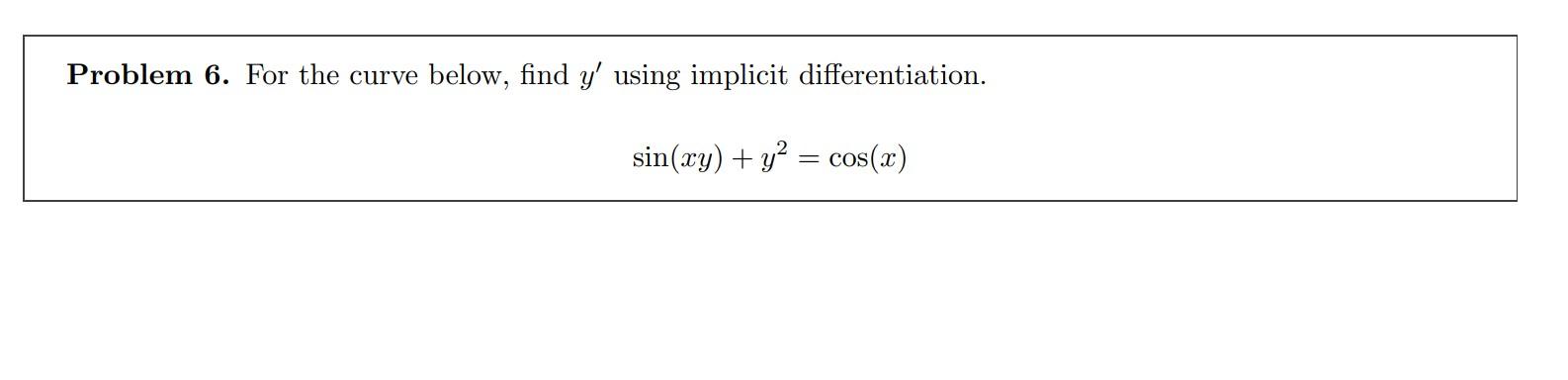 Solved Problem 5. Differentiate the following functions. (a) | Chegg.com