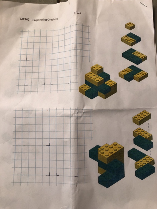 Solved Build the Lego assembly Add Front, Right and Top | Chegg.com