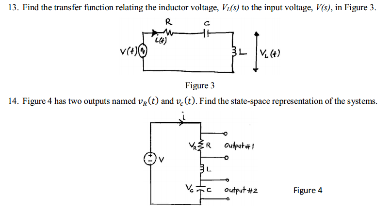 Solved 13. Find the transfer function relating the inductor | Chegg.com