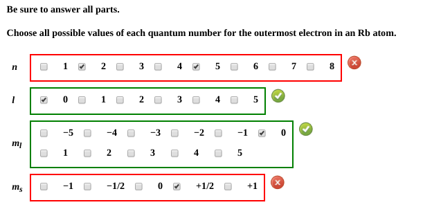Solved Be sure to answer all parts. Choose all possible | Chegg.com