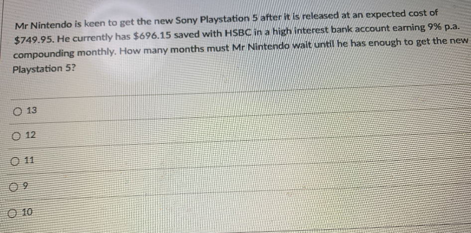 Solved Mr Nintendo is keen to get the new Sony Playstation 5 | Chegg.com