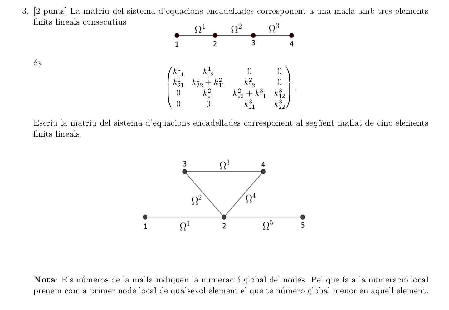 3. [2 points] The matrix of the chained equation | Chegg.com