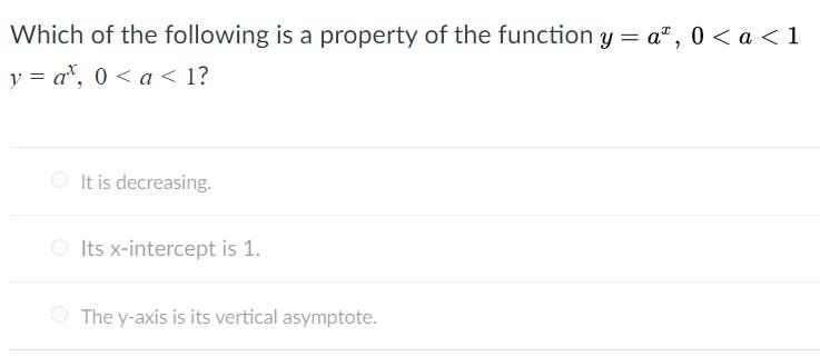 Solved = Which of the following is a property of the | Chegg.com