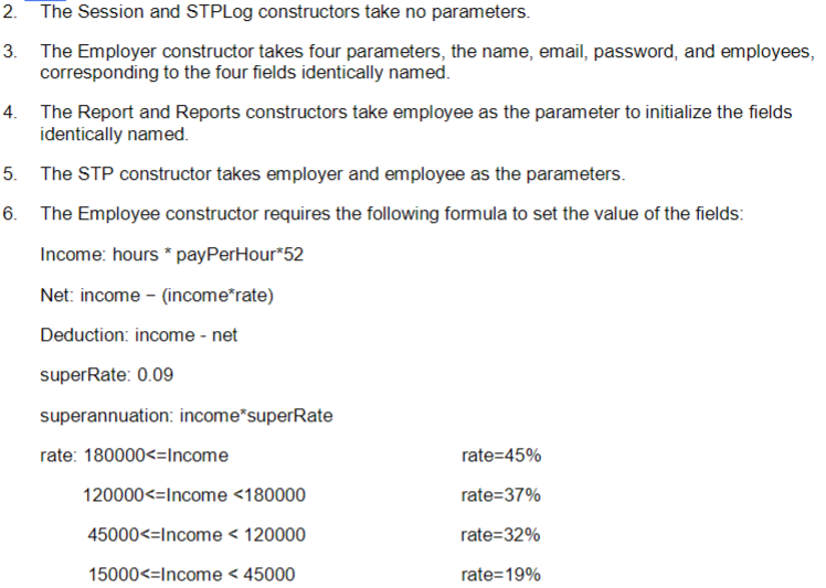 Solved JAVA Help, STP Payroll Management System. I need help | Chegg.com