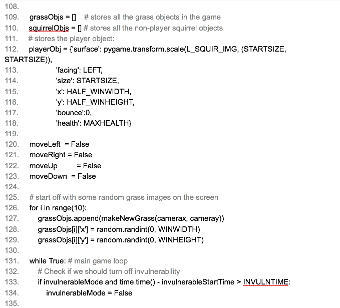 Squirrel Eat Squirrel program INSTRUCTIONS: Place an | Chegg.com