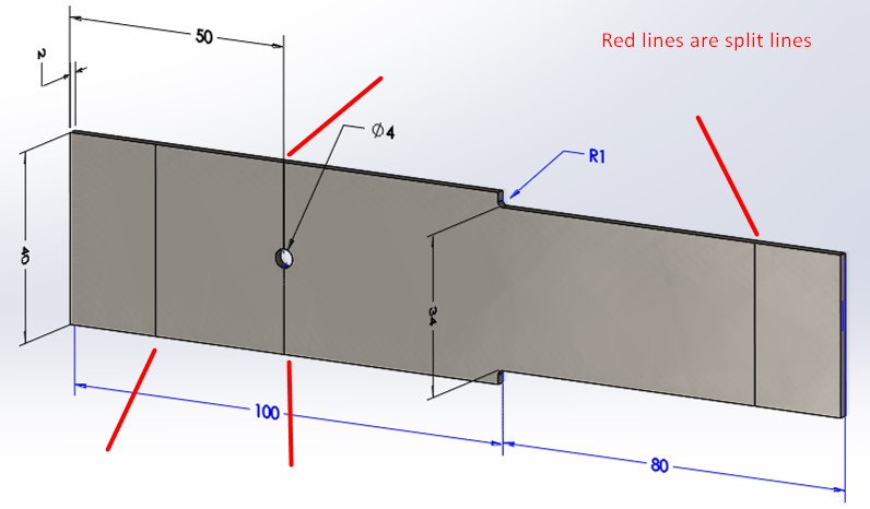 Show hand calculations on split lines away from | Chegg.com