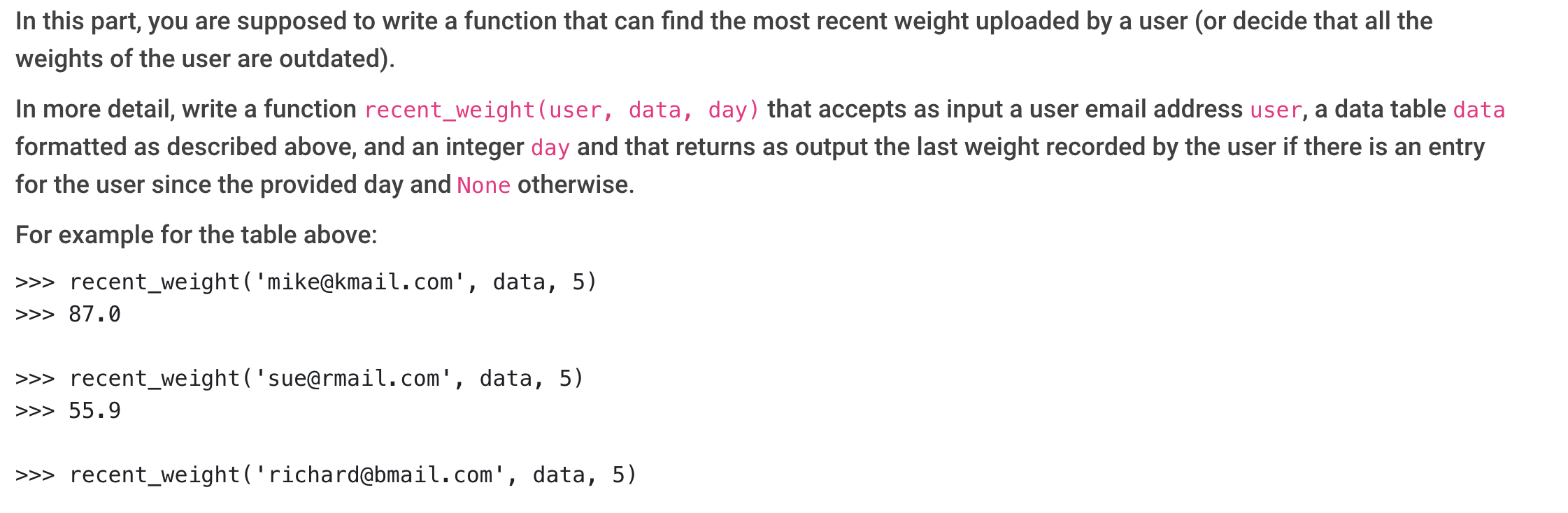 In this part, you are supposed to write a function | Chegg.com
