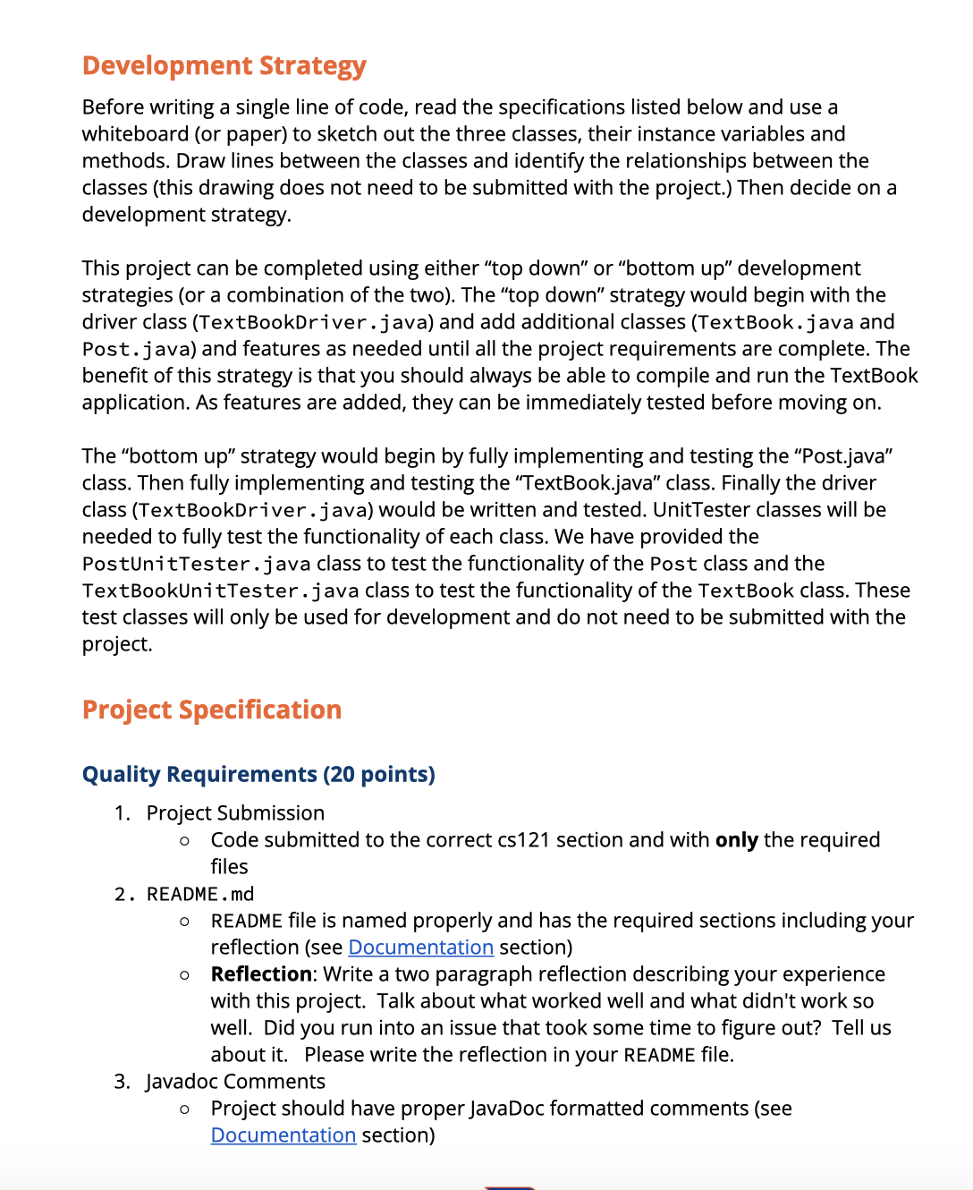 Project 3: TextBook CS121 Computer Science | Overview | Chegg.com