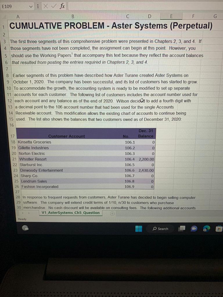 Solved The first three segments of this comprehensive | Chegg.com