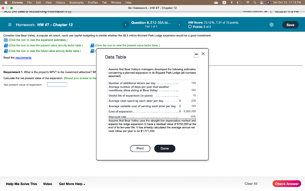 Solved Chrome File Edit View History Bookmarks Profiles Tab | Chegg.com