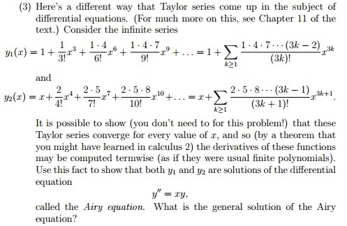 Solved Here's a different way that Taylor series come up in | Chegg.com