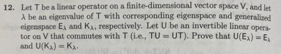 Solved Let T ﻿be a linear operator on a finite-dimensional | Chegg.com