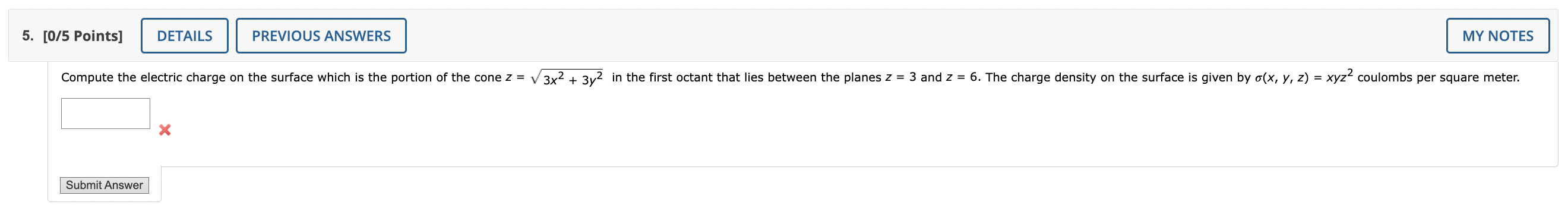 Solved The previous answer given was incorrect. | Chegg.com