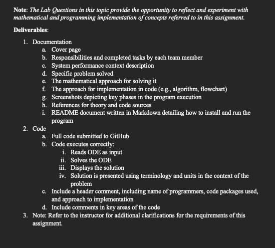 Solved CST-305: Project 2 - Runge-Kutta-Fehlberg (RKF) for | Chegg.com