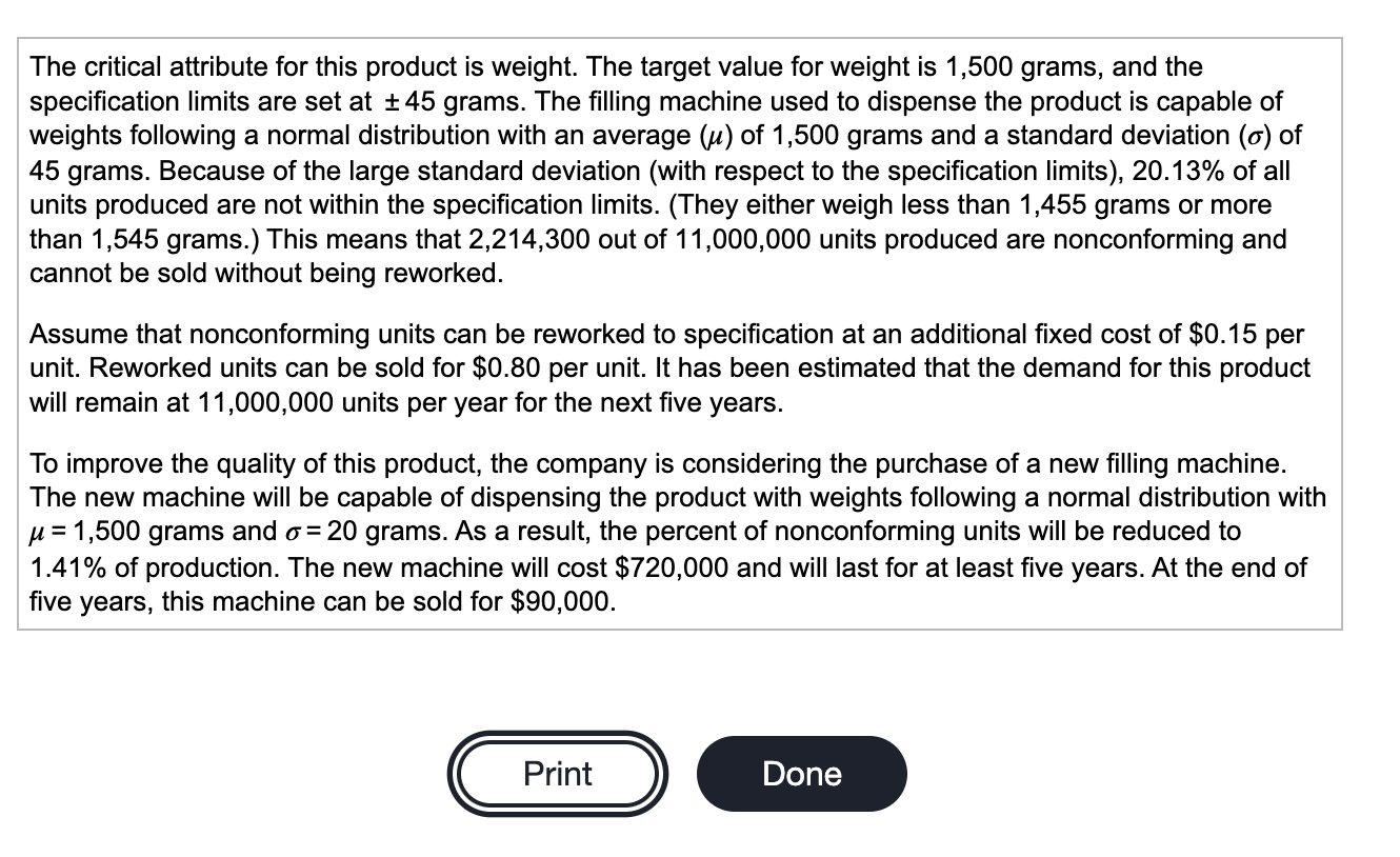 Solved A company is producing a high-volume item that sells | Chegg.com