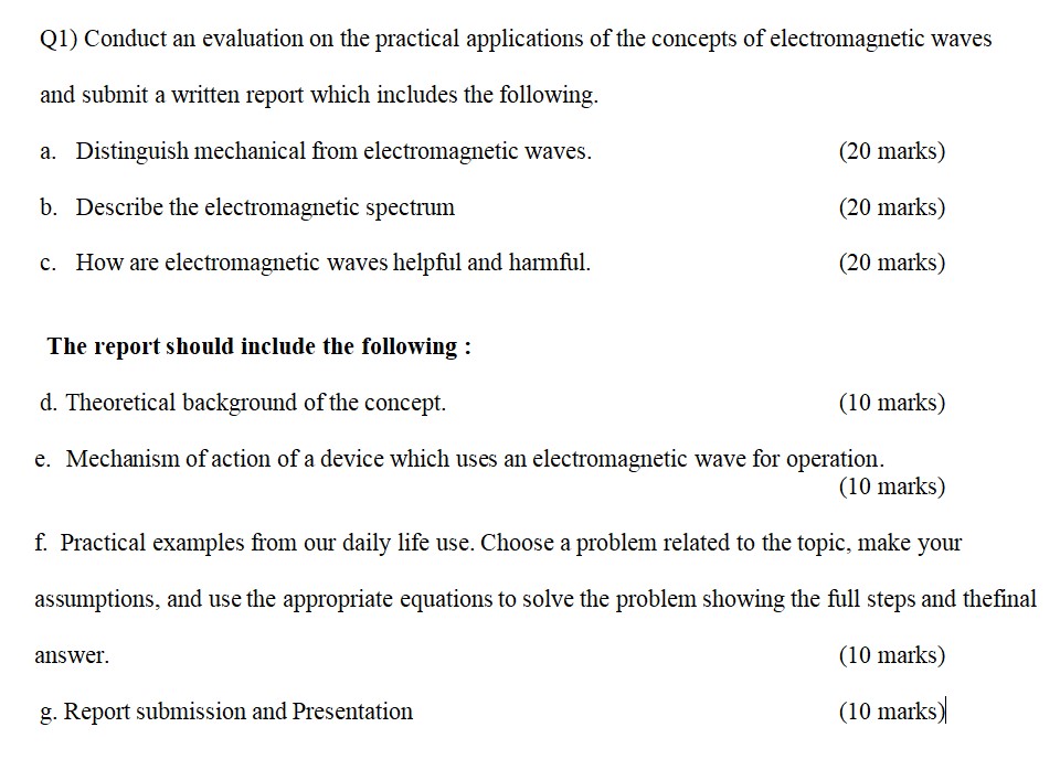 Solved Q1) ﻿Conduct an evaluation on the practical | Chegg.com