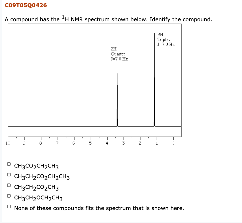 Solved CO9T05Q4753 A compound has the molecular formula of | Chegg.com