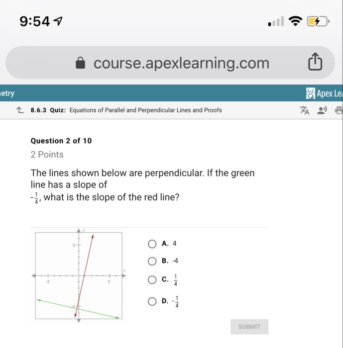 Solved 9:54 1 ull 2 course.apexlearning.com凹 Apex Lei 의) | Chegg.com