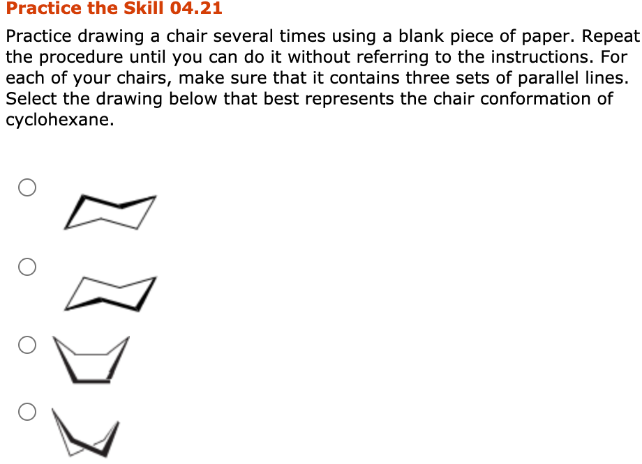 Solved Practice the Skill 04.21 Practice drawing a chair | Chegg.com