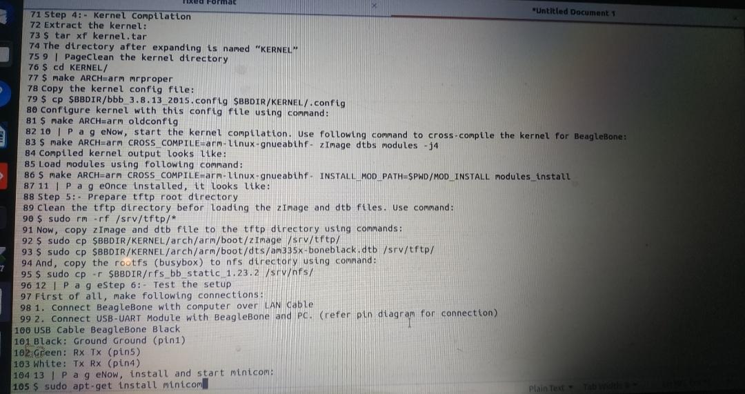 Answer using Beagle Bone Black in LINUX only, | Chegg.com