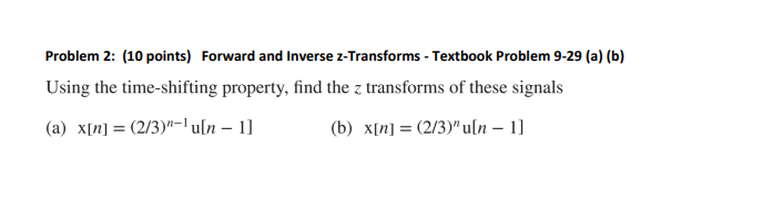 Solved Problem 2: (10 points) Forward and Inverse | Chegg.com