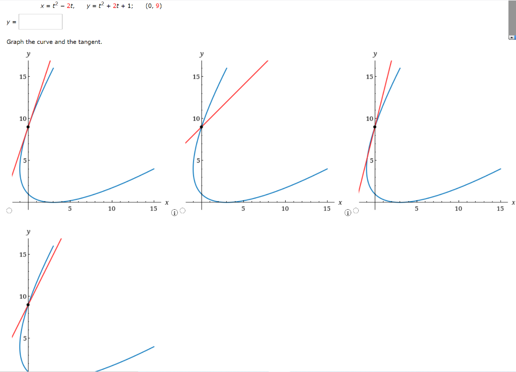 Solved FIND AN EQUATION OF THE TANGENT TO THE CURVE AT THE | Chegg.com