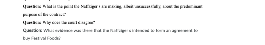 Solved Read the Jannusch v. Naffziger case. Answer the | Chegg.com
